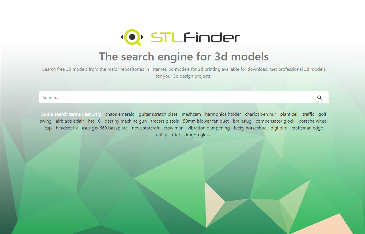 STL파인더 - 3D모델링 파일을 검색할 수 있는 STL검색포털 사이트 STL파인더 입니다 | 모아요넷